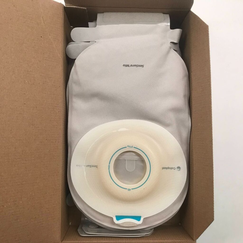 COLOPLAST 16734 SenSura Mio Convex Light Ostomy Pouch, 1-Piece EasiClose WIDE Outlet, With ...