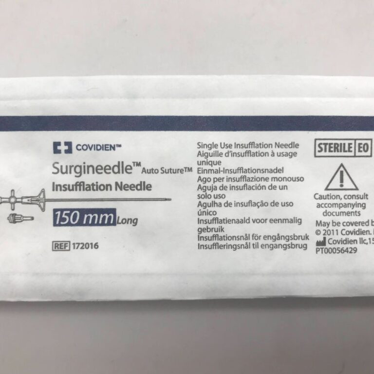 COVIDIEN 172016 Surgineedle Auto Suture Insufflation Needle, 150mm Long ...