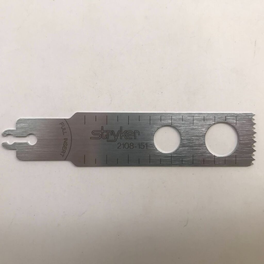STRYKER 6079-6-512 12mm Flat Flexible Osteotome Blade - GB TECH USA