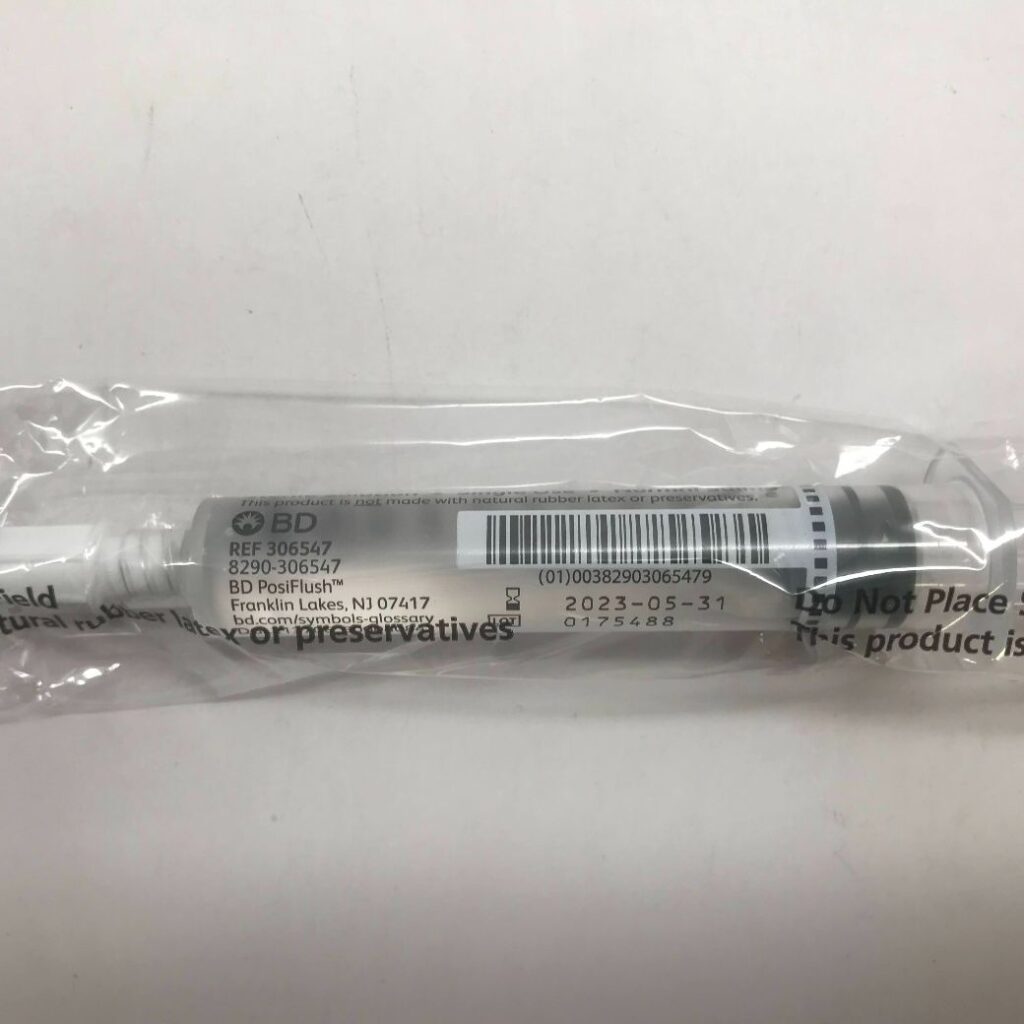 BD 306547 0.9% Sodium Chloride Injection, USP, PosiFlush Normal Saline ...