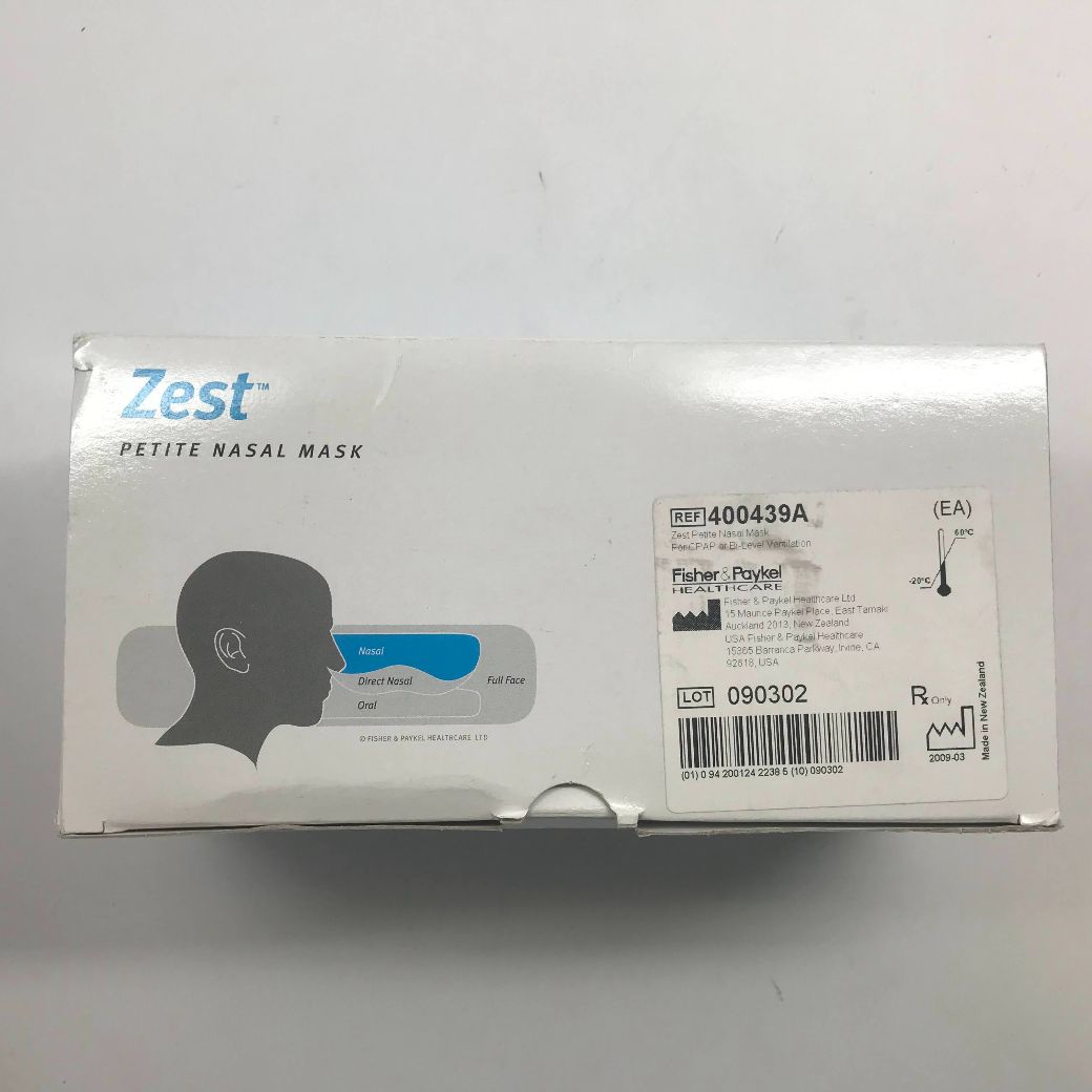 FISHER AND PAYKEL 400439A Zest Petite Mask For CPAP Of Bi-Level ...