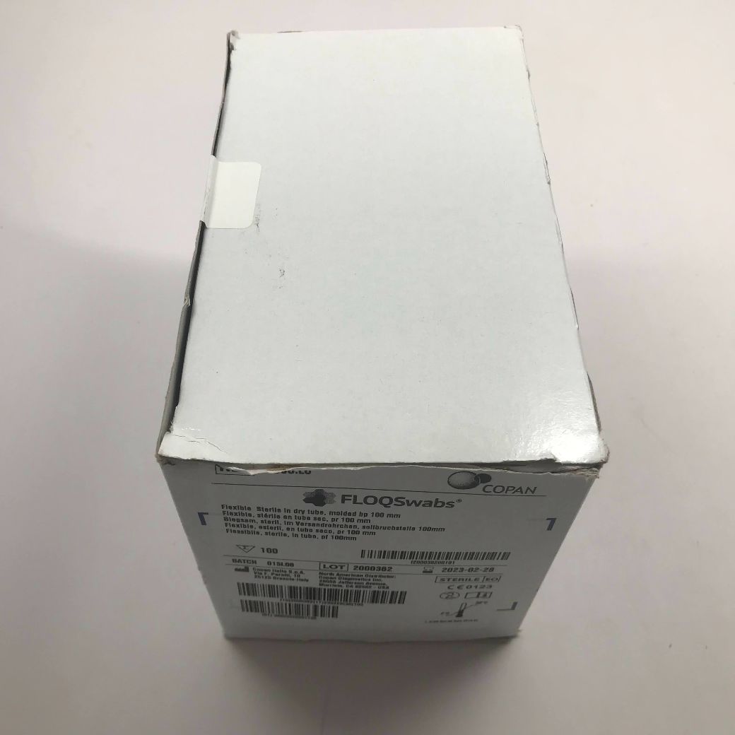 COPAN 553C.LC Flexible Sterile In Dry Tube, Molded BP 100mm FLOQSwabs ...