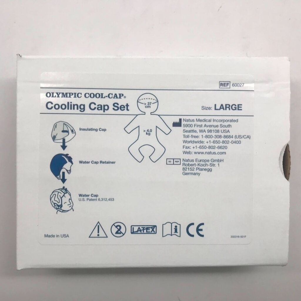 NATUS 60027 Olympic Cool-Cap Cooling Cap Set, Large - GB TECH USA