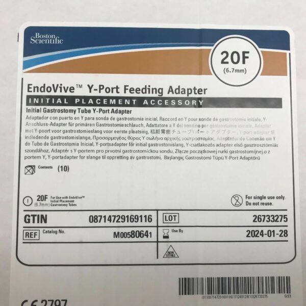 BOSTON SCIENTIFIC 8064 EndoVive Y-Port Feeding Adapter Initial ...