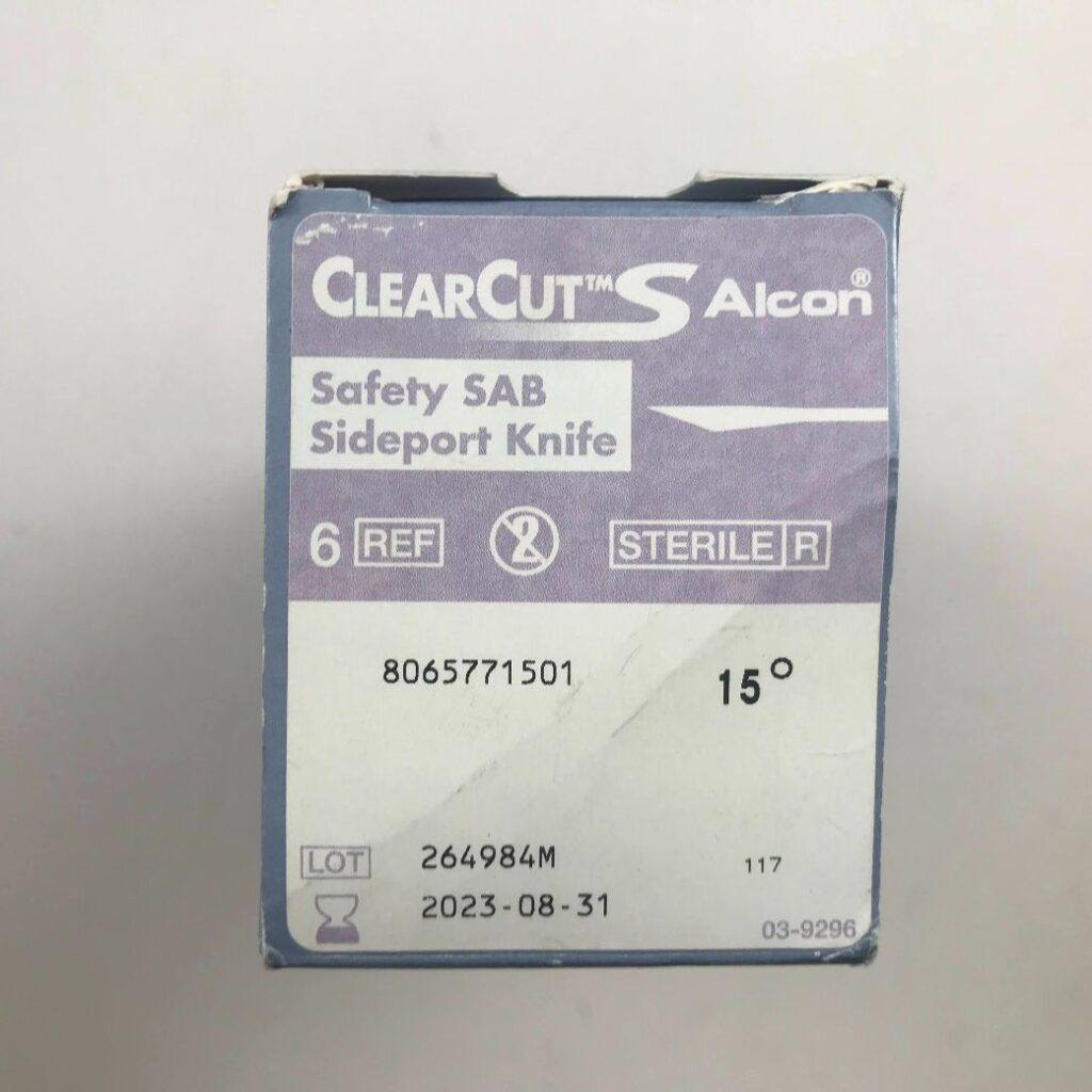 ALCON 8065771501 ClearCut Safety SAB Sideport Knife (6/Box)(X) - GB ...