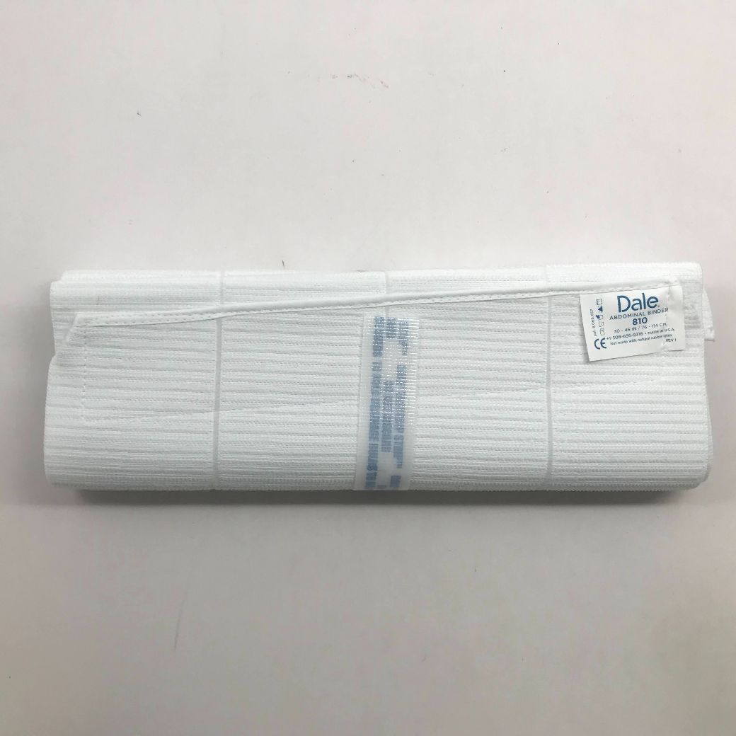 DALE 810 Abdominal Binder With EasyGrip Strip, 12in ABD Binder Fits To ...