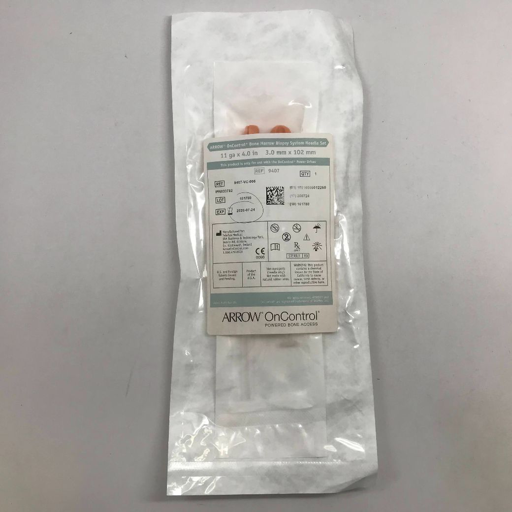 TELEFLEX 9407 Arrow OnControl Bone Marrow Biopsy System Needle Set ...