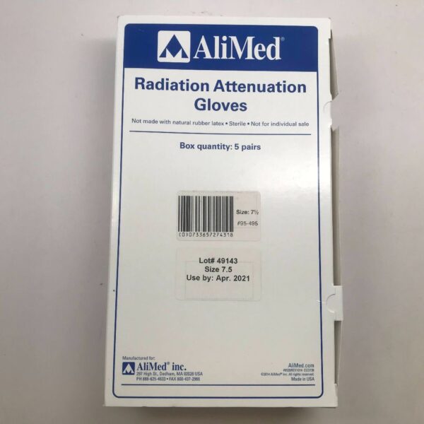 ALIMED 95-495 Radiation Attenuation Gloves, 7 1/2 (Box of 5) (X) - GB ...