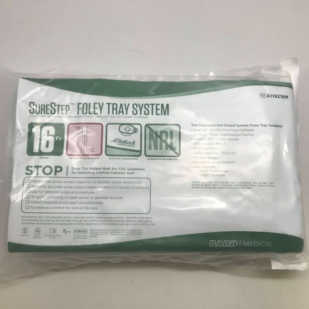 SureStep Foley Tray System Archives - GB TECH USA