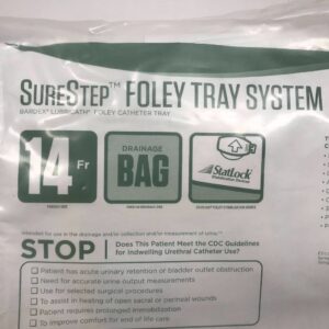 BARD A899914 SureStep Foley Tray System, Bardex Lubricath Foley ...