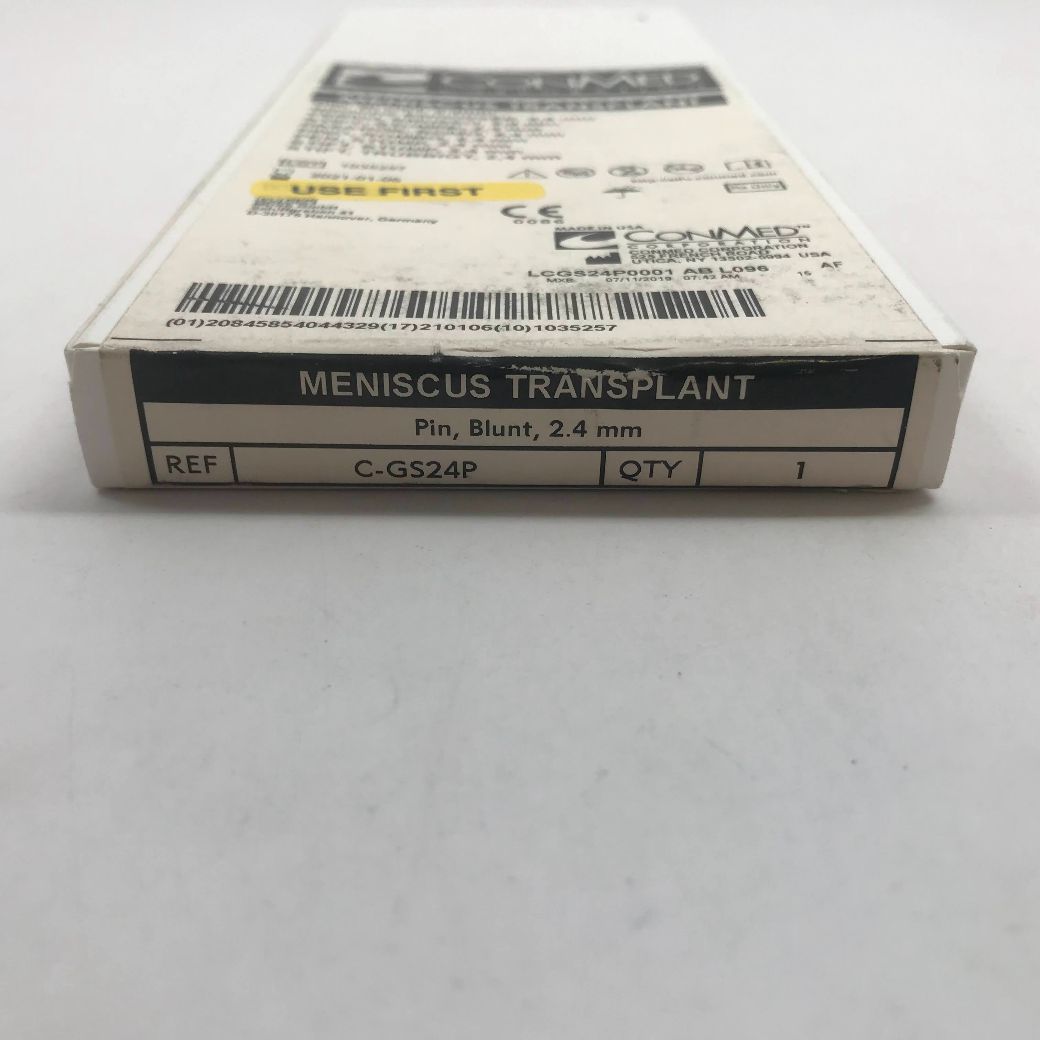CONMED C-GS24P Meniscus Transplant, Pin, Blunt, 2.4mm (X) - GB TECH USA