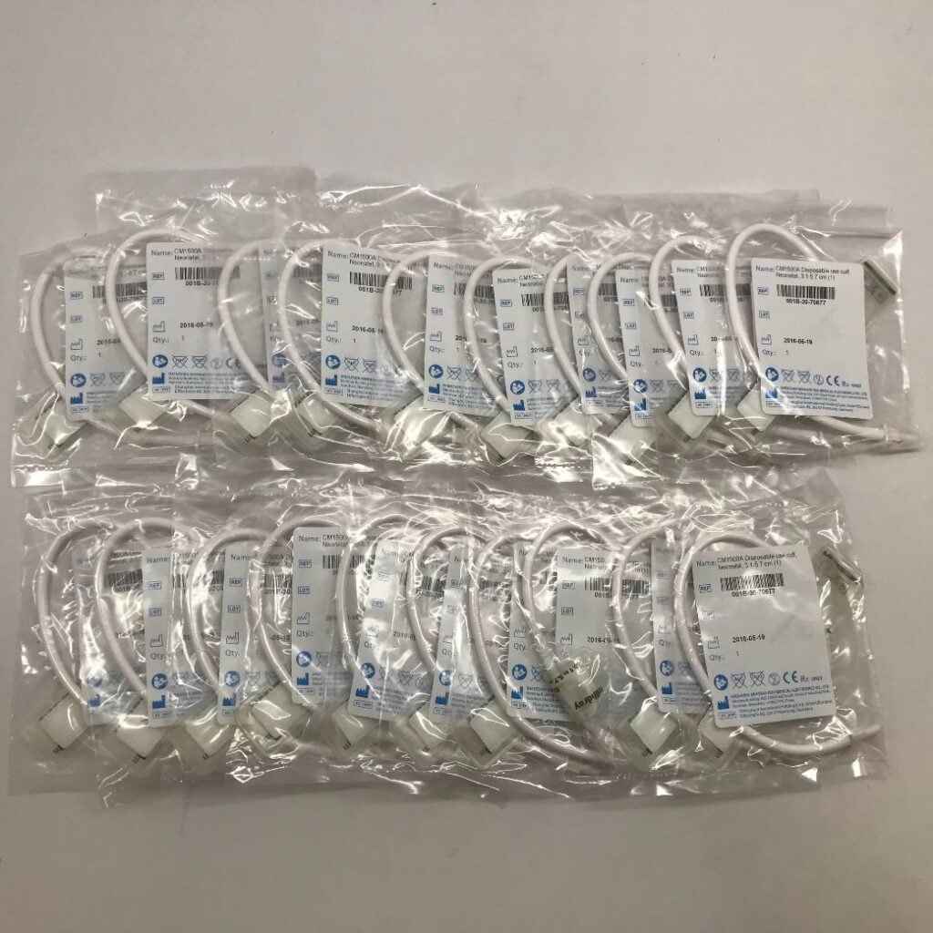 SHENZHEN MINDRAY CM1500A NIBP Cuff, Neonate, 140mm x 105mm x 80mm N.W ...