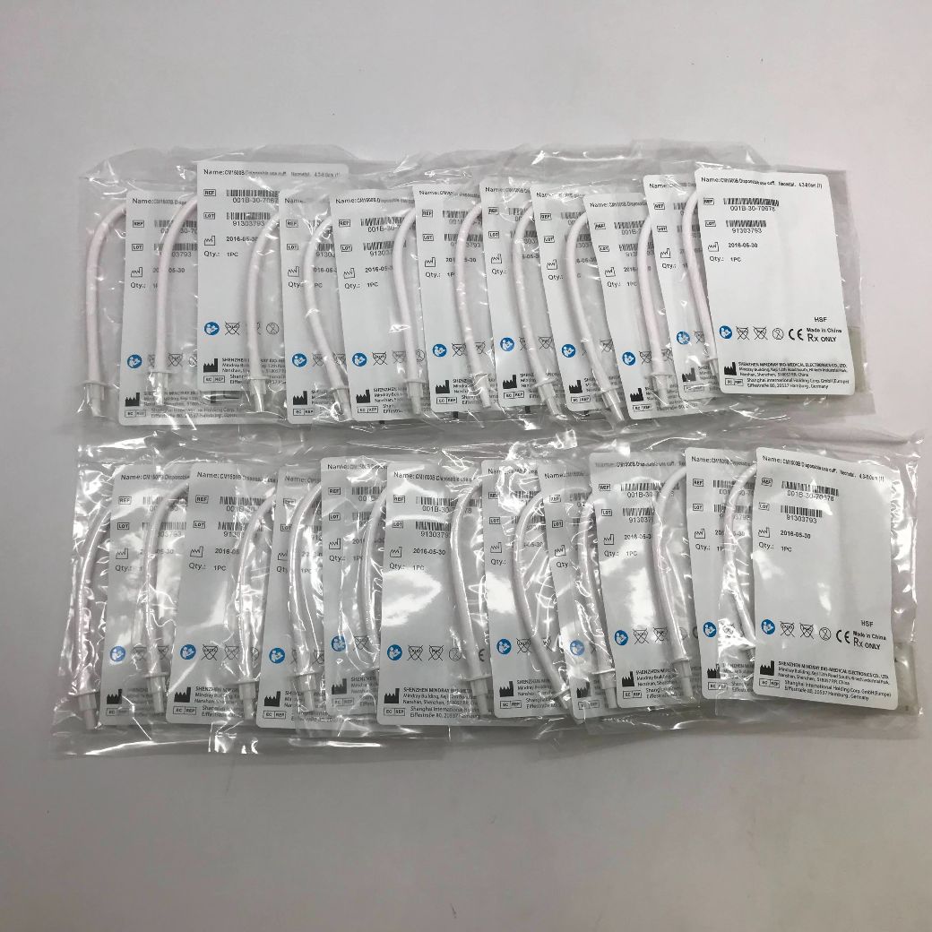 SHENZHEN MINDRAY CM1500B NIBP Cuff, Neonate, 140mm x 105mm x 80mm N.W ...