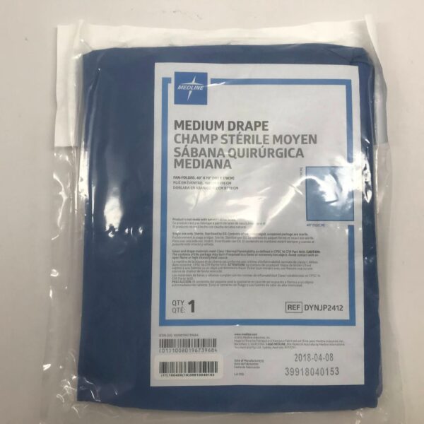 MEDLINE DYNJP2412 Medium Drape, 70" x 40" (X) - GB TECH USA