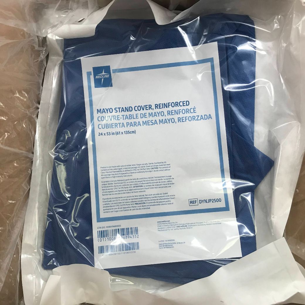 MEDLINE DYNJP2500 Mayo Stand Cover, Reinforced, 24 x 53in (30/Box) – GB ...