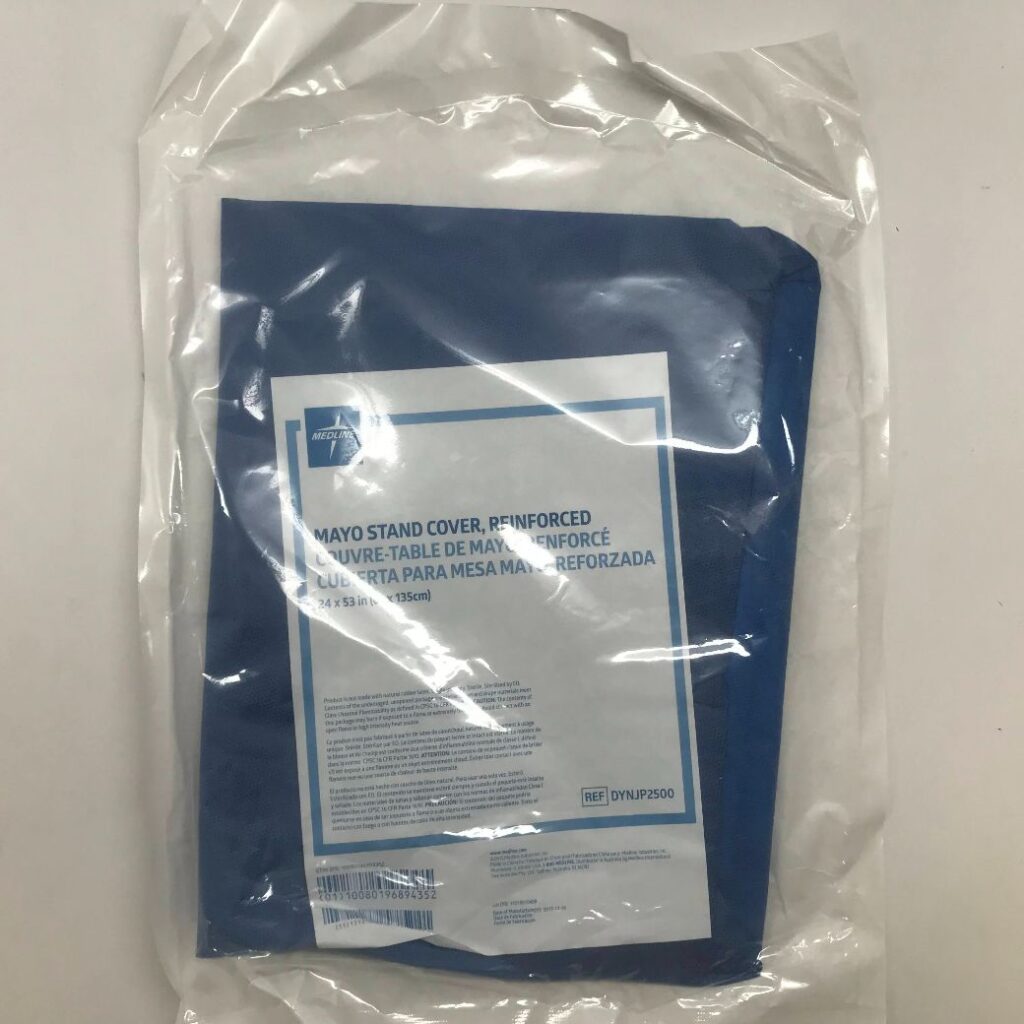 MEDLINE DYNJP2500 Mayo Stand Cover, Reinforced, 24 x 53in - GB TECH USA