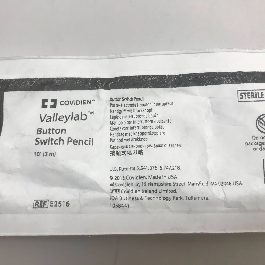 COVIDIEN E2516 Valleylab Button Switch Pencil, 10' (X) - GB TECH USA