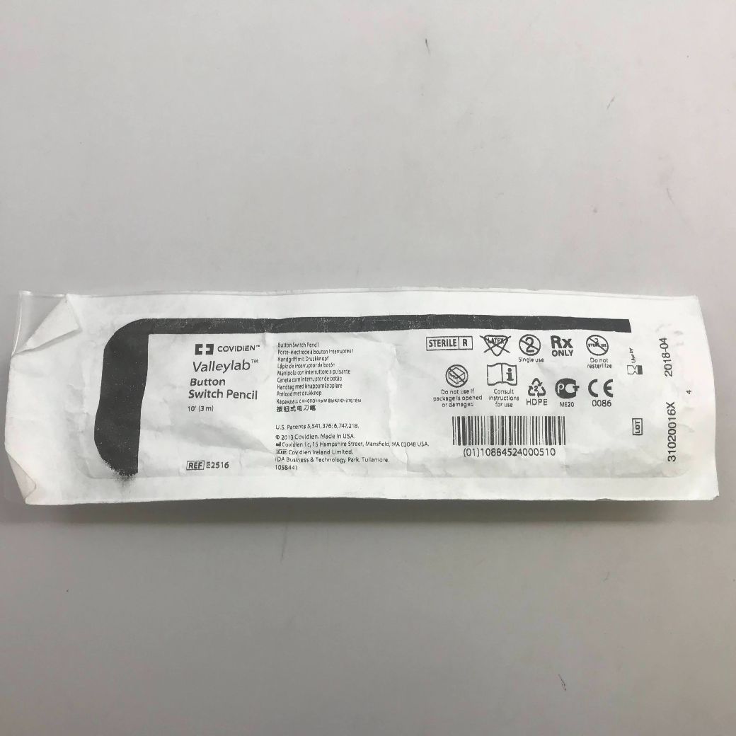 COVIDIEN E2516 Valleylab Button Switch Pencil, 10' (X) - GB TECH USA