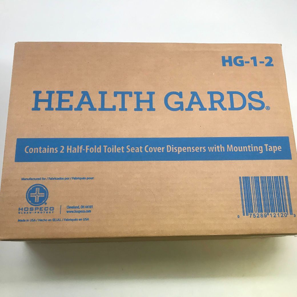 HOSPECO HG-1-2 Health Gards Contains 2 Half-Fold Toilet Seat Cover ...