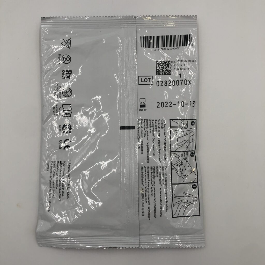 COVIDIEN E7507DB VALLEYLAB REM Polyhesive Adult Patient Return ...