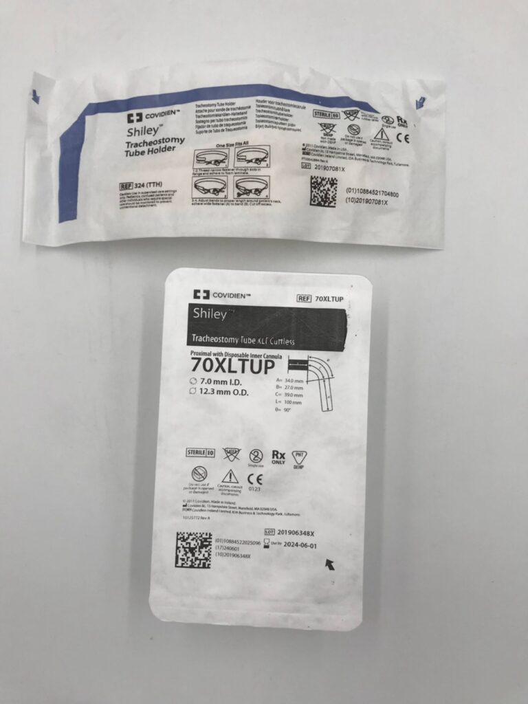 COVIDIEN 70XLTUP Shiley Tracheostomy Tube XLT Cuffless Proximal w/ Disp ...