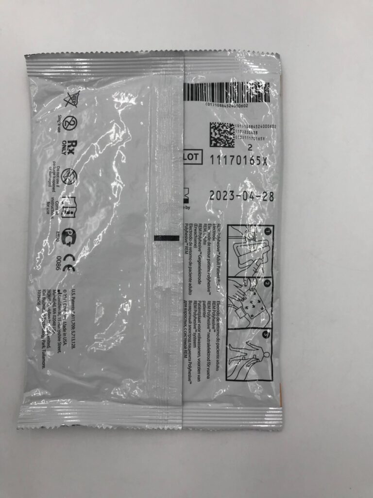 COVIDIEN E7507DB VALLEYLAB REM Polyhesive Adult Patient Return ...