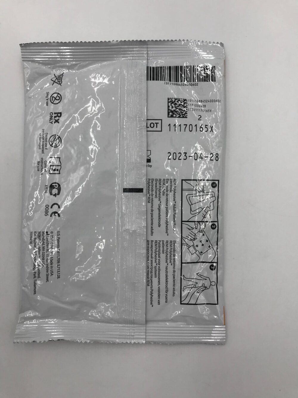 COVIDIEN E7507DB VALLEYLAB REM Polyhesive Adult Patient Return ...