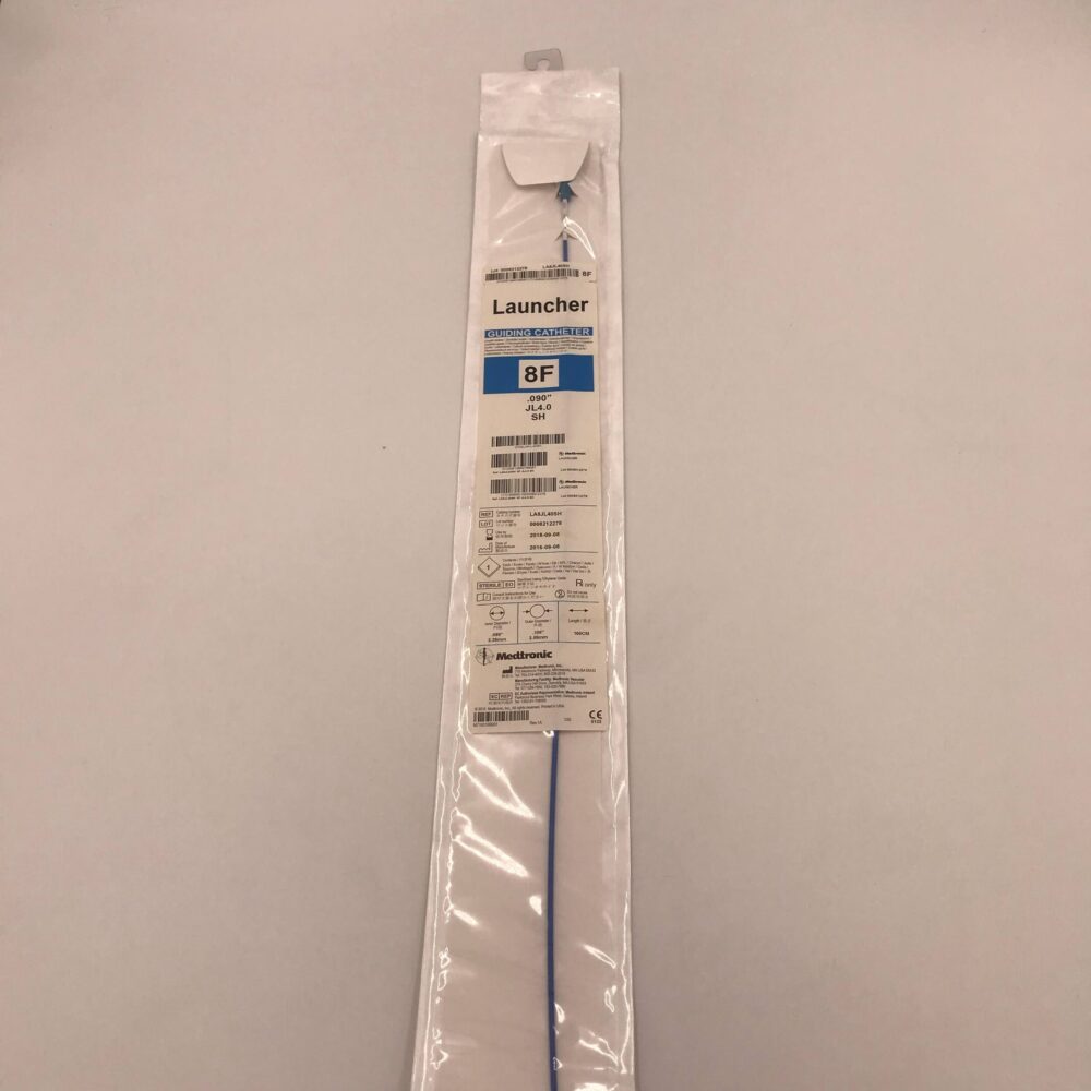MEDTRONIC LA8JL40SH Launcher Guiding Catheter, 8F, .090", JL4.0 SH ...