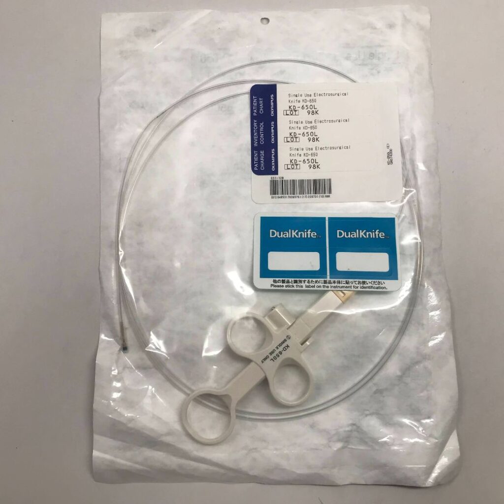 OLYMPUS KD-650L DualKnife Single Use Electrosurgical Knife, 1650mm ...