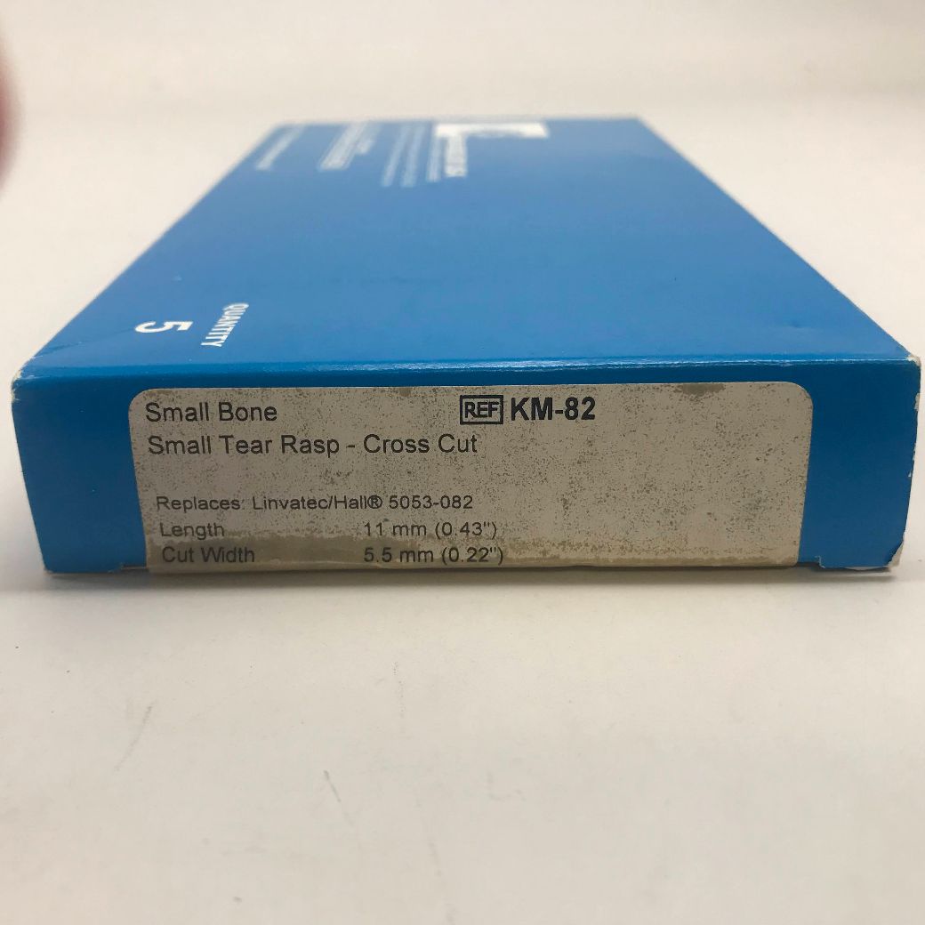 BRASSELER USA KM-82 Small Bone Small Tear Rasp - Cross Cut, 11mm Length ...