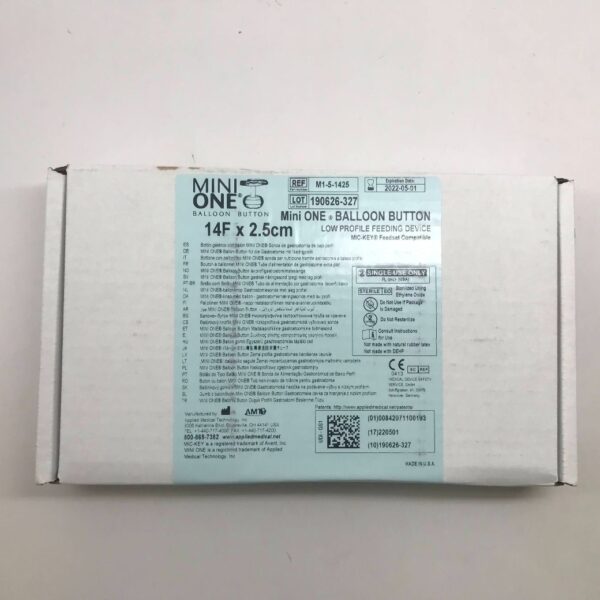 AMT M1-5-1425 Mini One Balloon Button, Low Profile Feeding Device, 14F ...