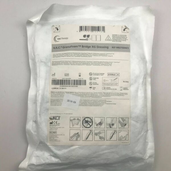 KCI M8275044/5 V.A.C. GranuFoam Bridge XG Dressing (X) - GB TECH USA