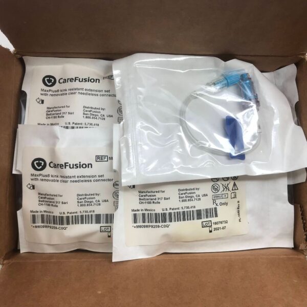 CAREFUSION MP9259-C MaxPlus Kink Resistant Extension Set With Removable ...