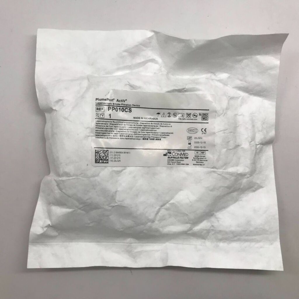 CONMED PP010CS PlumePort ActiV Laparascopic Smoke Filtration Device ...