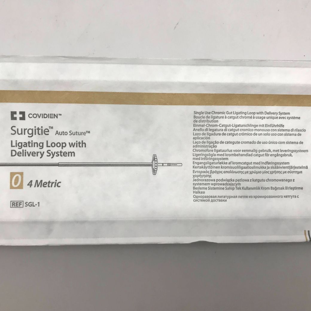 COVIDIEN SGL-1 Surgitie Auto Suture Ligating Loop With Delivery System ...
