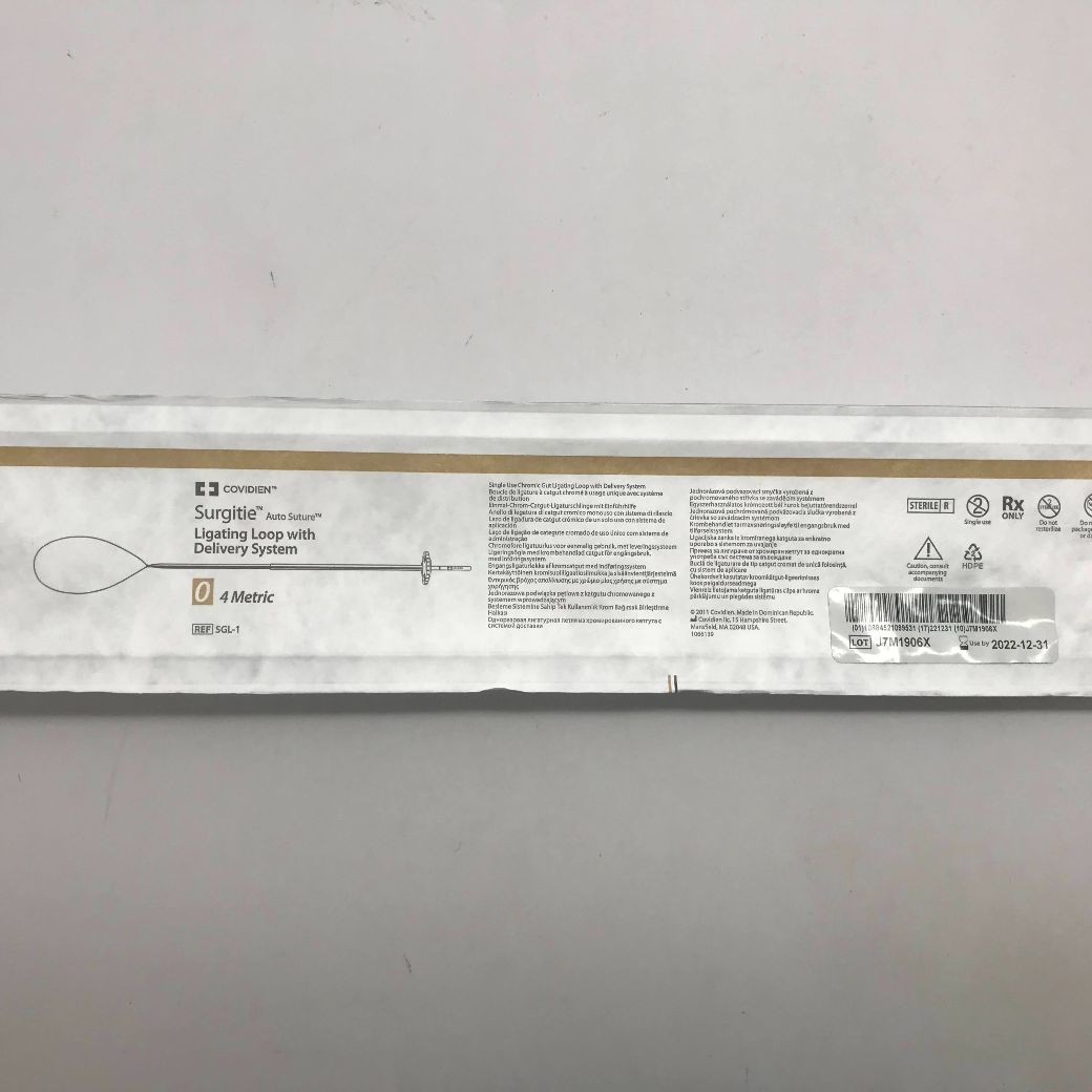 COVIDIEN SGL-1 Surgitie Auto Suture Ligating Loop With Delivery System ...