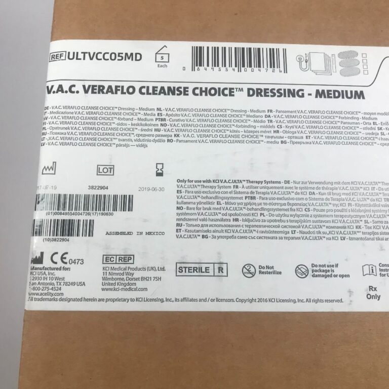 KCI ULTVCC05MD V.A.C. Veraflo Cleanse Choice Dressing - Medium (5/Box ...