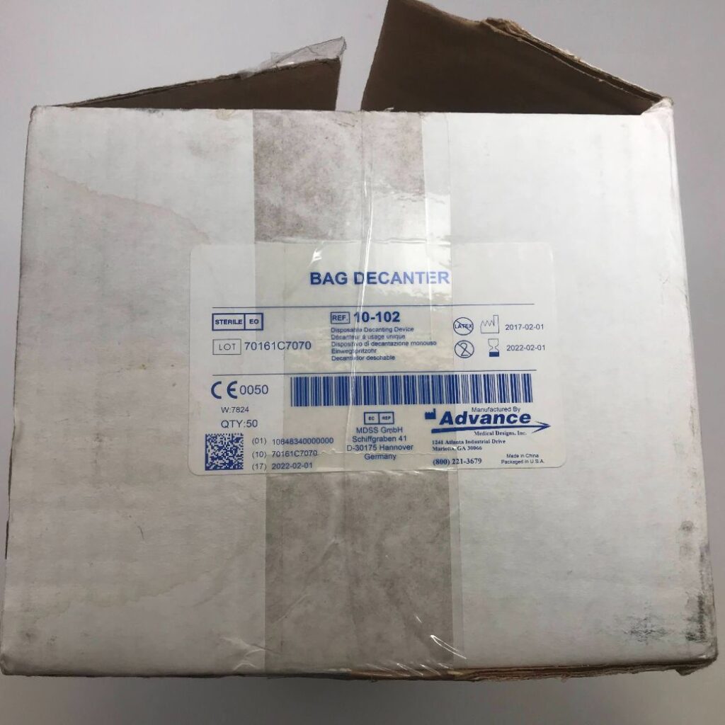 ADVANCE 10-102 Bag Decanter (Box Of 50) (X) - GB TECH USA