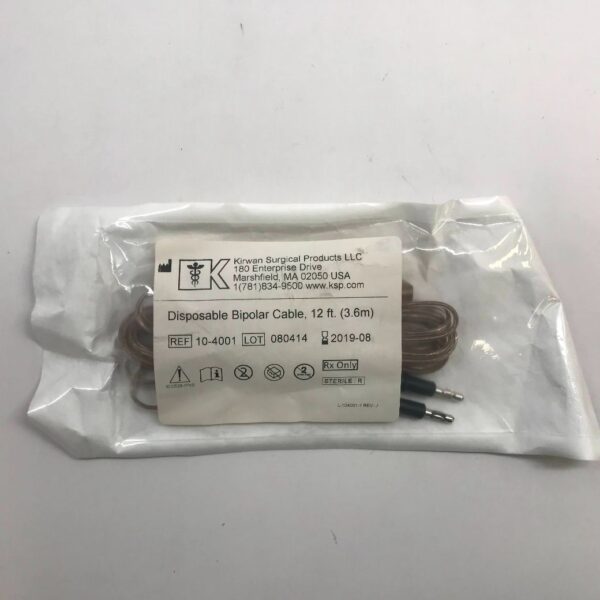 KIRWAN SURGICAL 10-4001 Disposable Bipolar Cable, 12Ft (X) - GB TECH USA