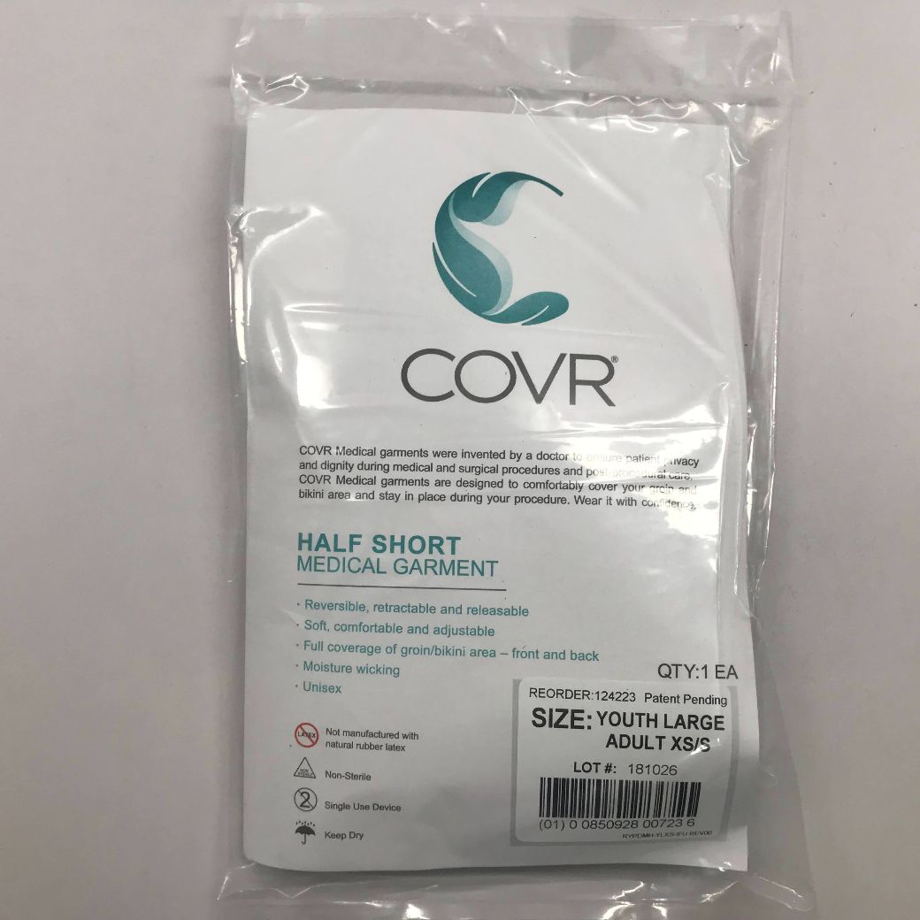 COVR 124223 Half Short Medical Garment, Size: Youth Large Adult XS/S ...