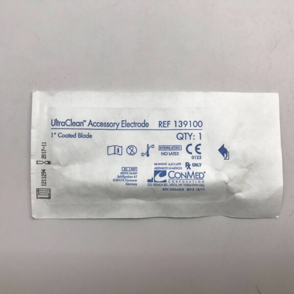 CONMED 139100 UltraClean Accessory Electrode, 1" Coated Blade (X) - GB ...