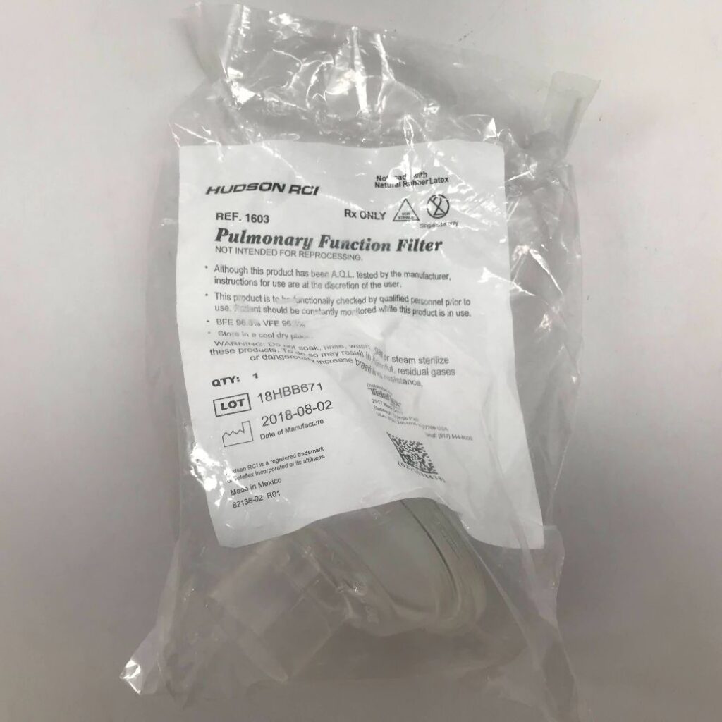 HUDSON RCI 1603 Pulmonary Function Filter - GB TECH USA