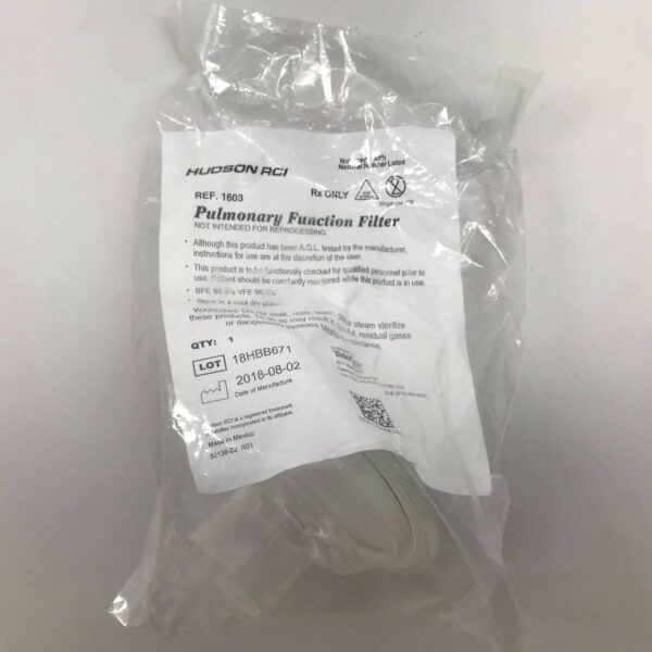 HUDSON RCI 1603 Pulmonary Function Filter - GB TECH USA