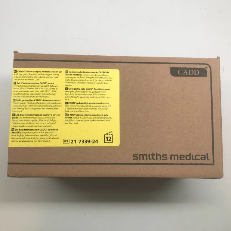 SMITHS MEDICAL 21-7339-24 CADD Yellow Striped Administration Set (12 ...