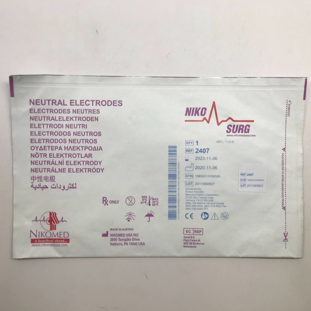 NIKOMED 2407 Neutral Electrodes (X) - GB TECH USA