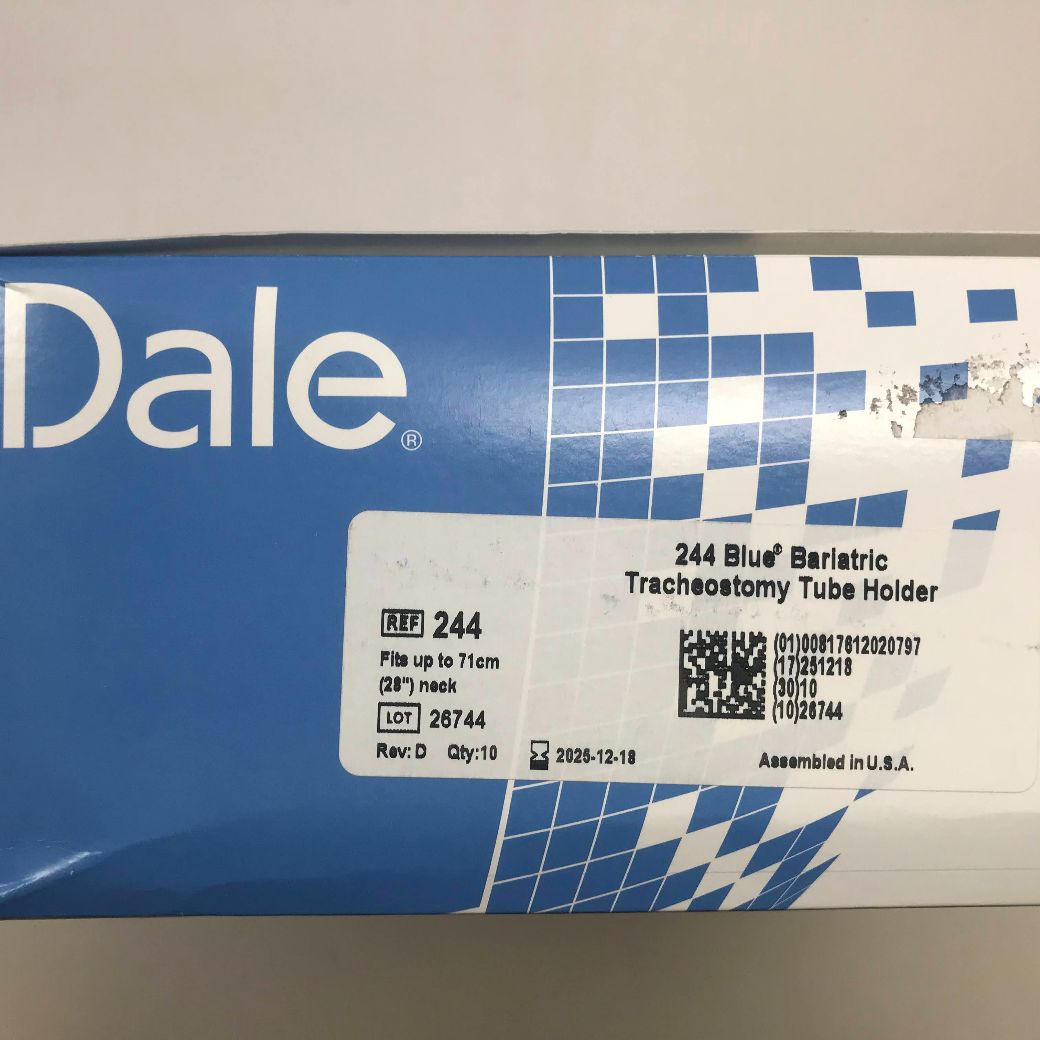 DALE 244 Blue Bariatric Tracheostomy Tube Holder, Fits Up To 71cm (28 ...