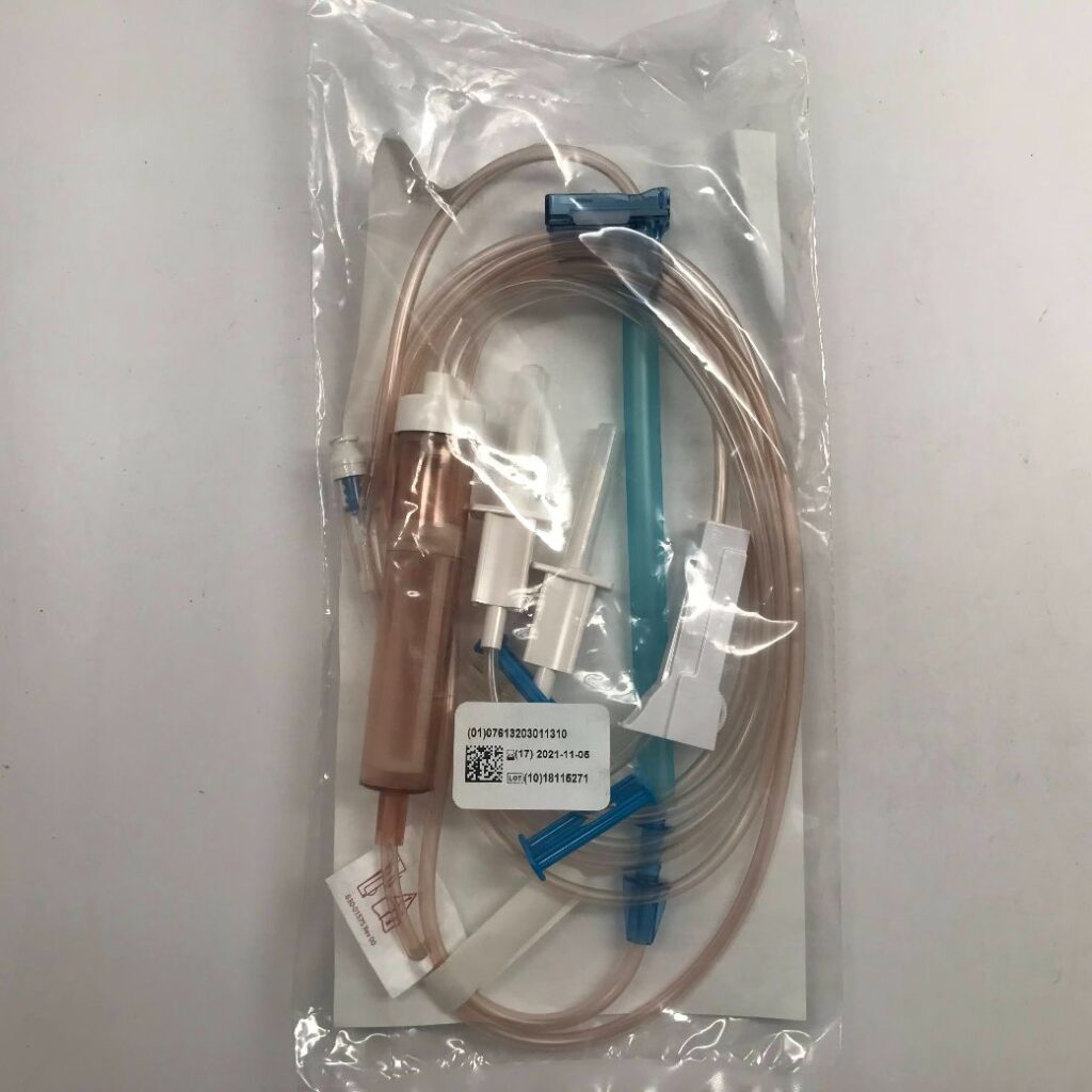 BD 2477-0000 Alaris Pump Infusion Blood Set, 180 Micron Filter ...