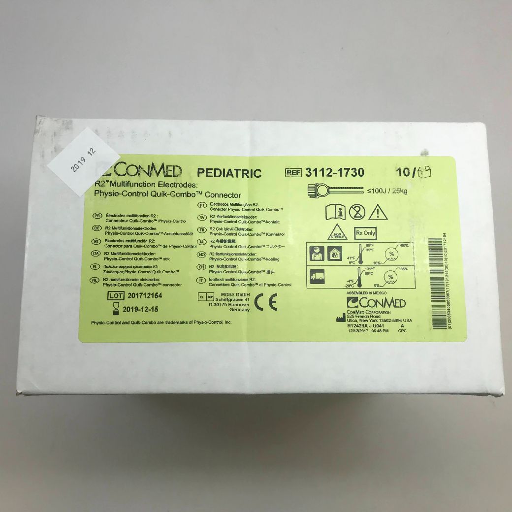 CONMED 3112-1730 Pediatric R2 Multifunction Electrodes: Physio-Control ...