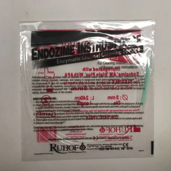 RUHOF 345ESS3F Endozime InstruSponge, Enzymatic Channel Cleaning Sponge ...