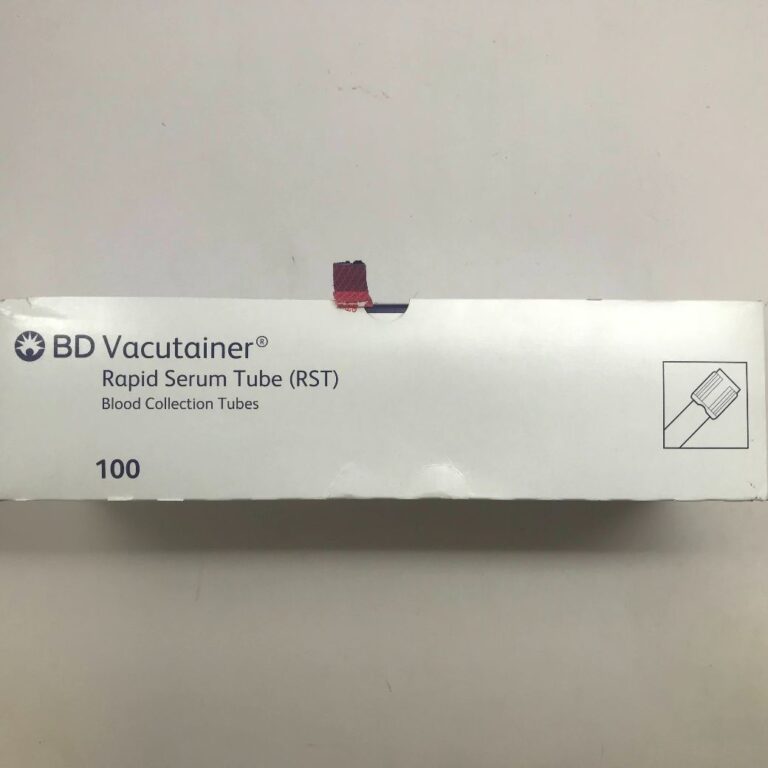 BD 368774 Vacutainer Rapid Serum Tube (RST) Blood Collection Tubes ...